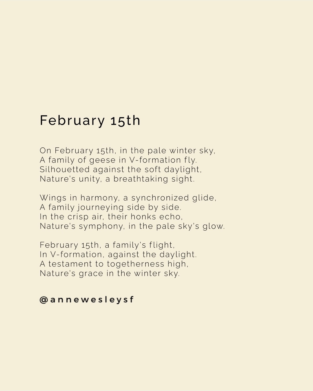 The Majestic Flight of Geese: A Testament to Nature's Unity – Anne Wesley